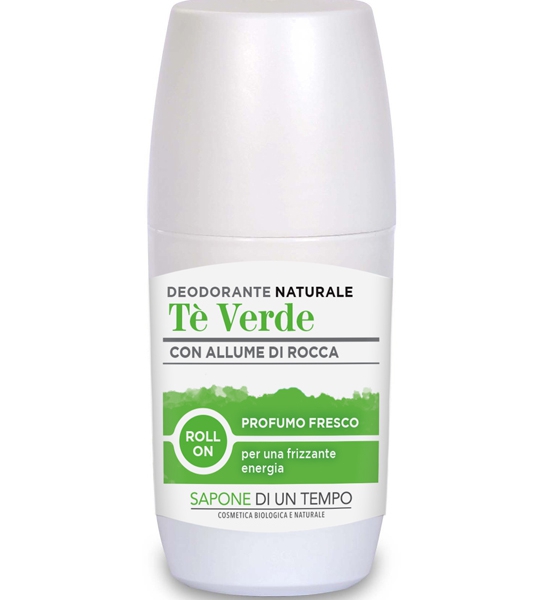 Natural Roll-On Deodorant - Green Tea - Deodorant | Sapone di un tempo