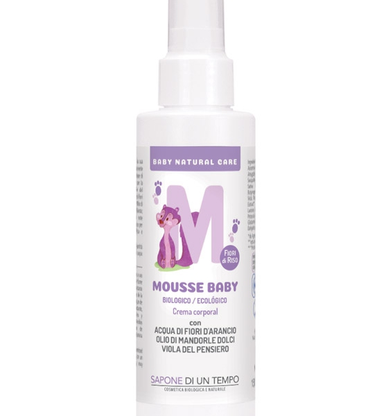 Mousse Baby ai Fiori di Riso - Baby Care - Crema | Sapone di un tempo